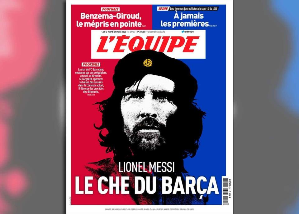 En Francia comparan a Lionel Messi con el “Che” Guevara