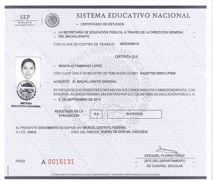 Sep Certificado De Secundaria En Lnea Escuelas Mxico Recomendaciones