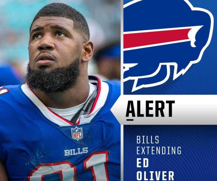 Renovación millonaria de Ed Oliver con Buffalo