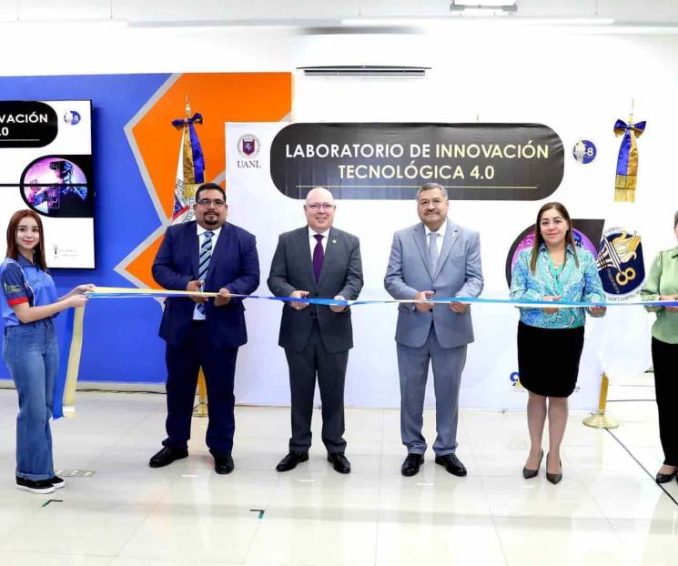 Inaugura UANL laboratorio de innovación tecnológica 4.0