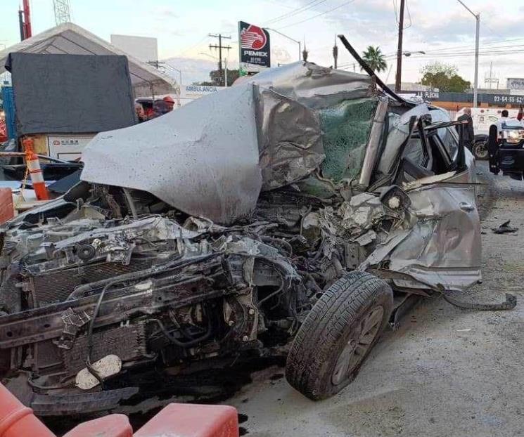 Choque en Monterrey deja un muerto y dos heridos
