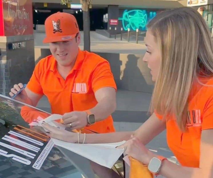 Realiza Samuel primer pegoteo en Monterrey