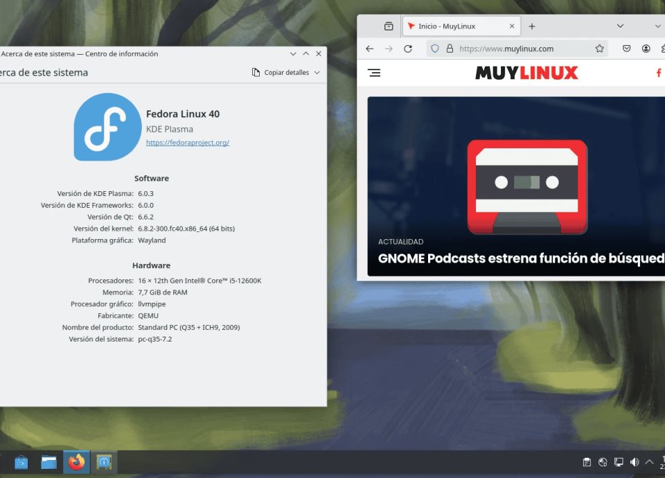 Disponible Fedora 40 con KDE Plasma 6, GNOME 46, ROCm 6 y PyTorch