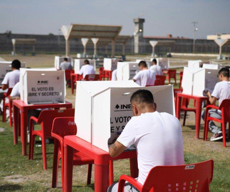 Votan mil 500 personas privadas de su libertad en el Penal 1