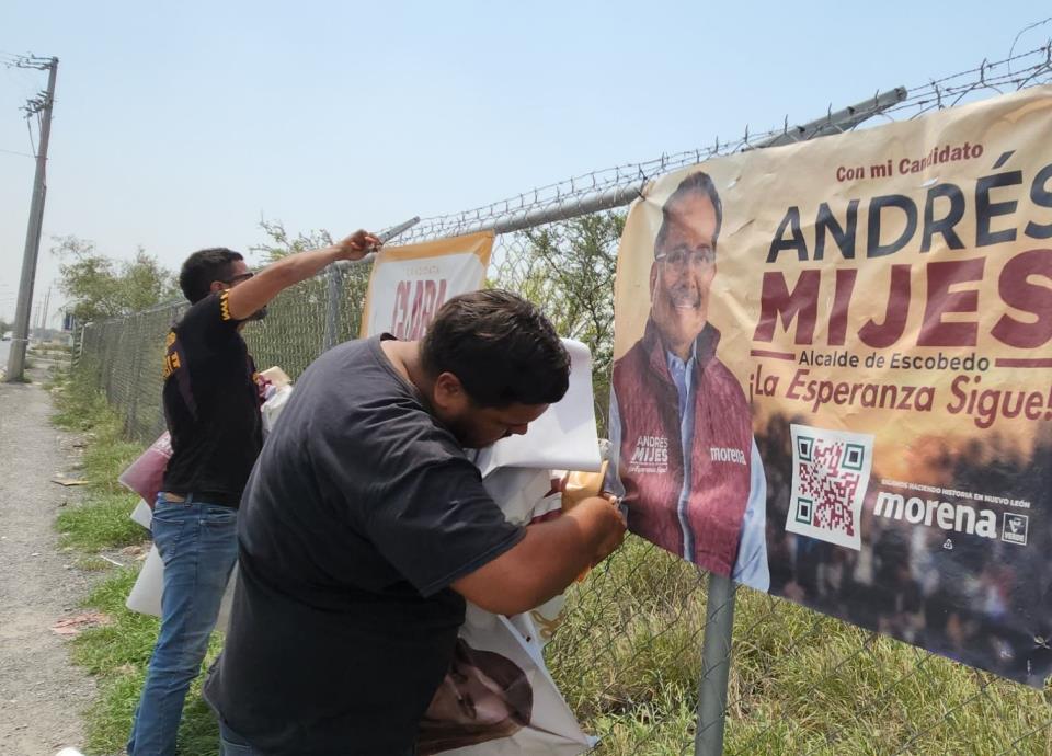 Inicia Mijes retiro de su propaganda
