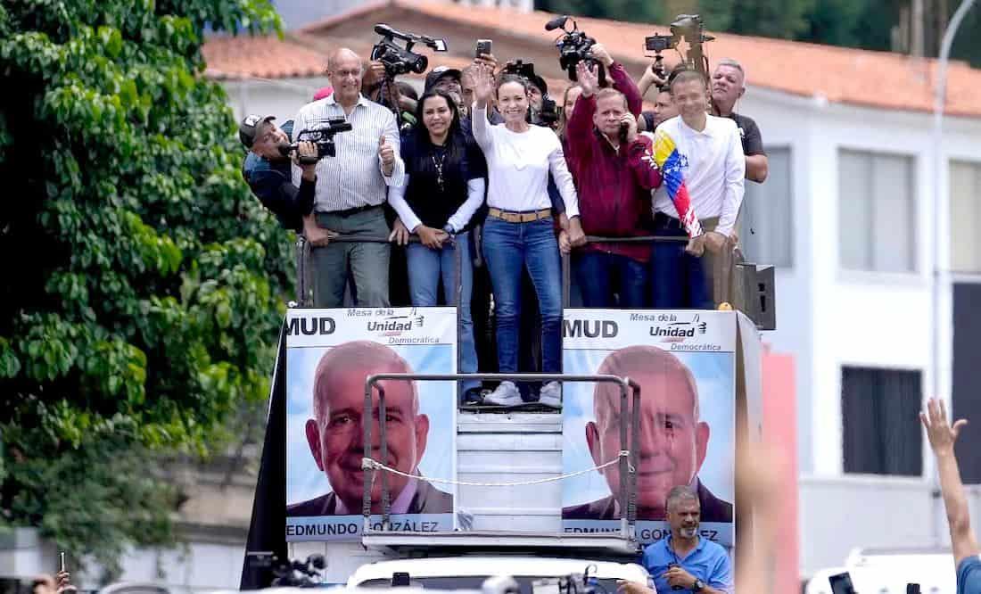 Anuncia Machado protesta mundial; pide lleven actas