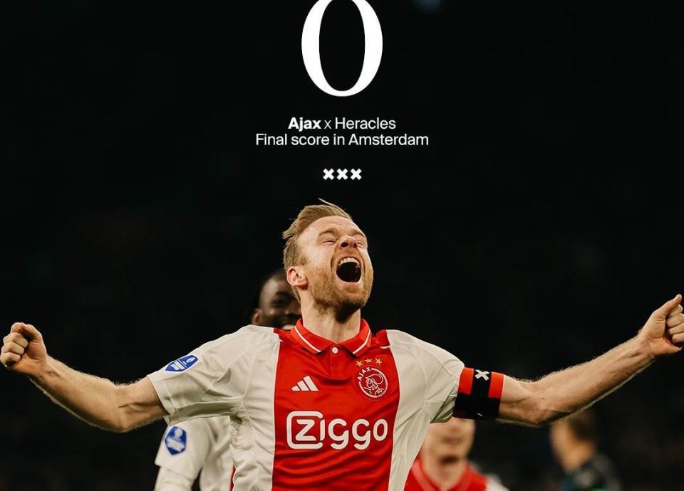 Golea el Ajax y toman la cima en la Eredivisie de Holanda